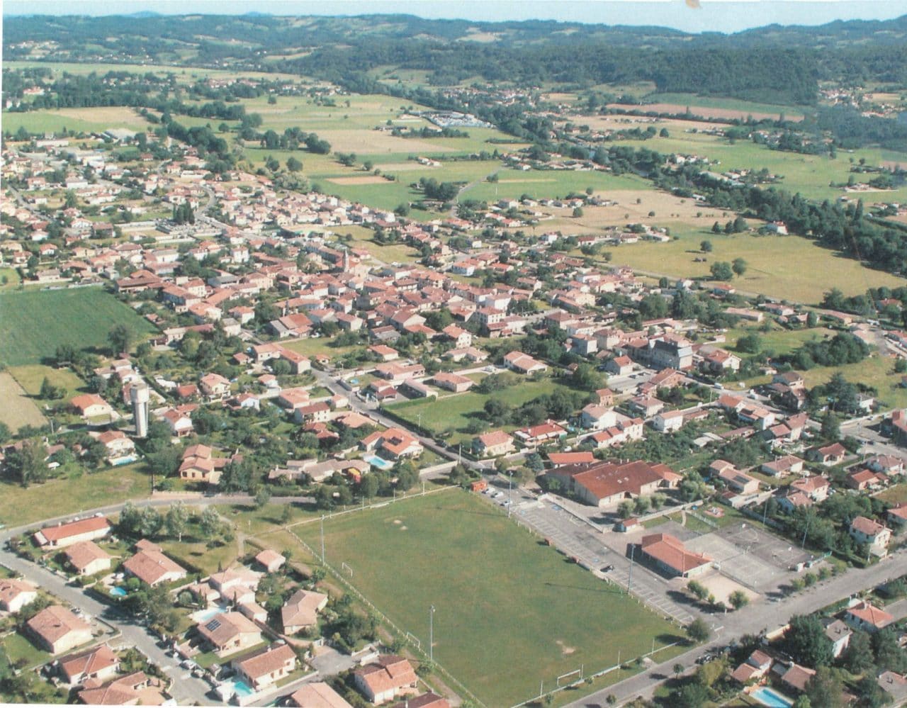 Lorp-Sentaraille : photographies aériennes d'hier et d'aujourd'hui ...