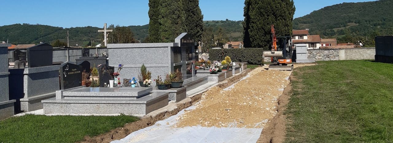 Allée cimetière Lorp